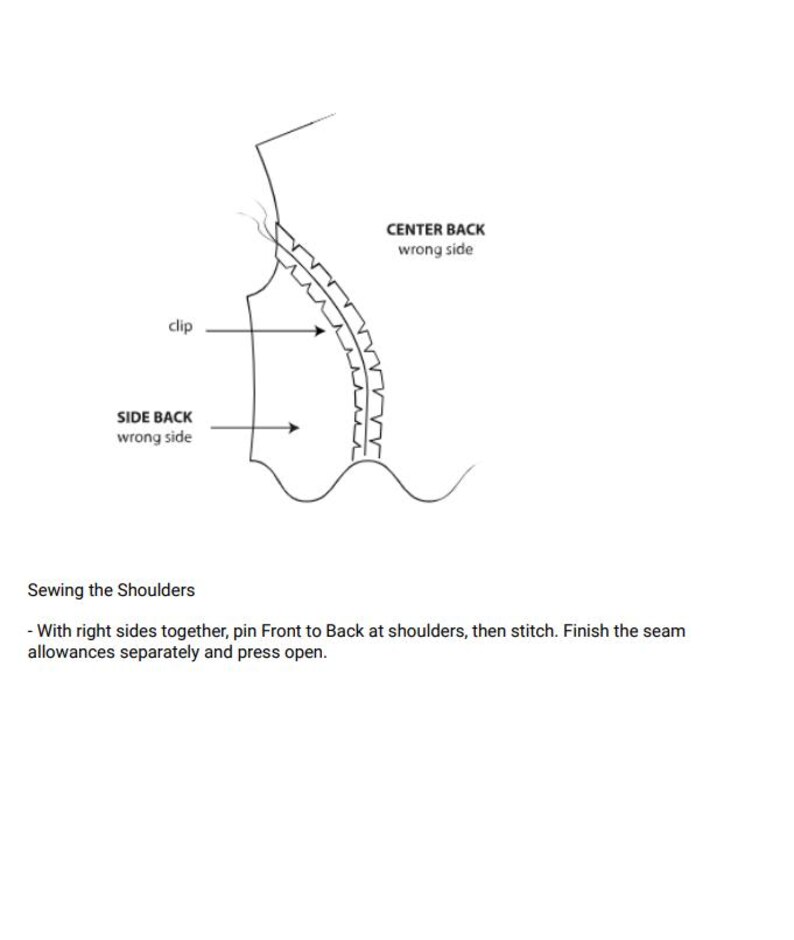 Dress Pattern - Basic Nightdress & Linen Mini Dress Patterns, Petite ...