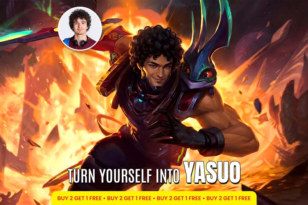 Custom Lol Portrait Inspired by Odyssey Yasuo Skin Turn Your Face Into ...