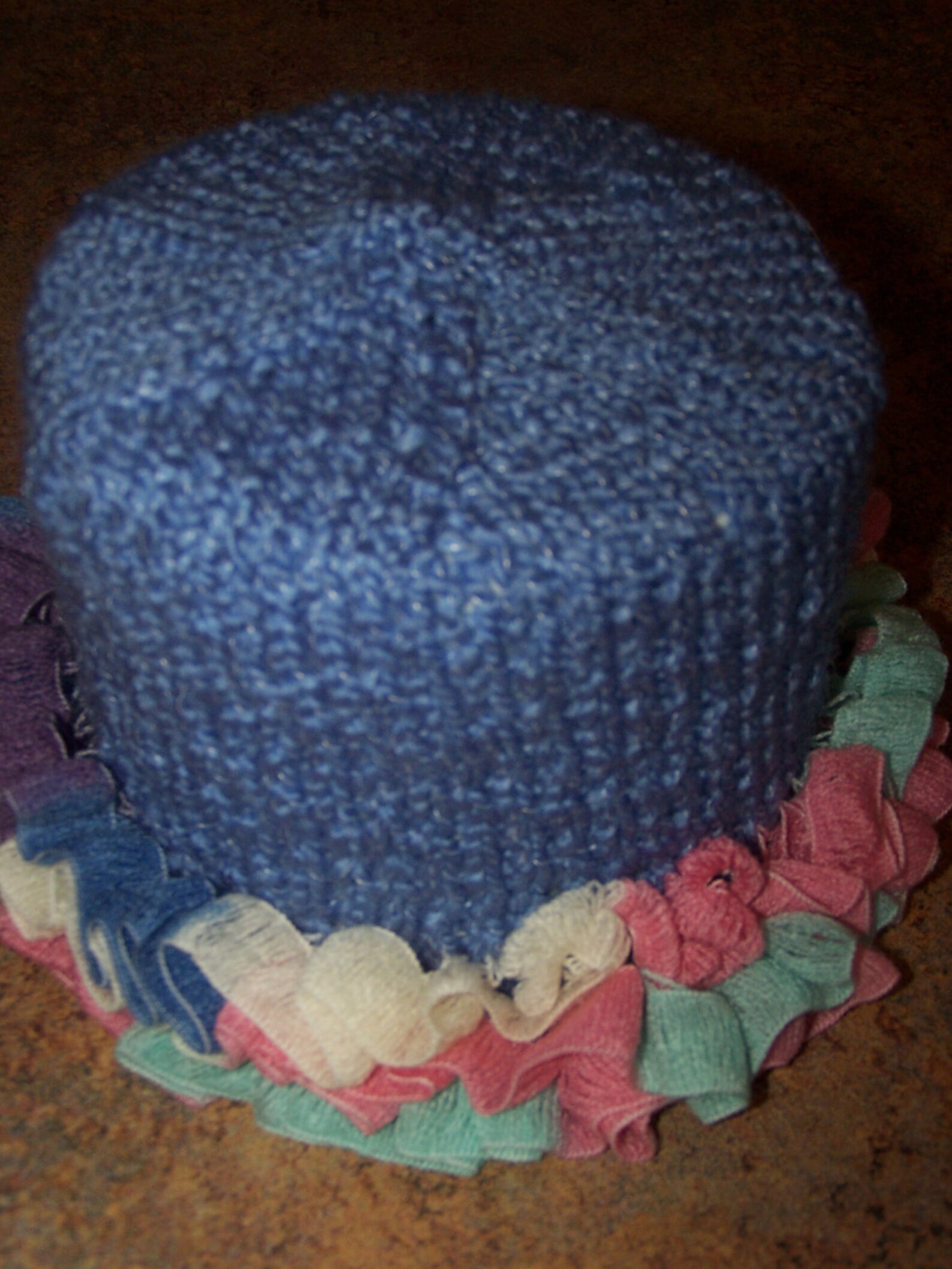 Blueberry Ruffled Baby Hat - Etsy