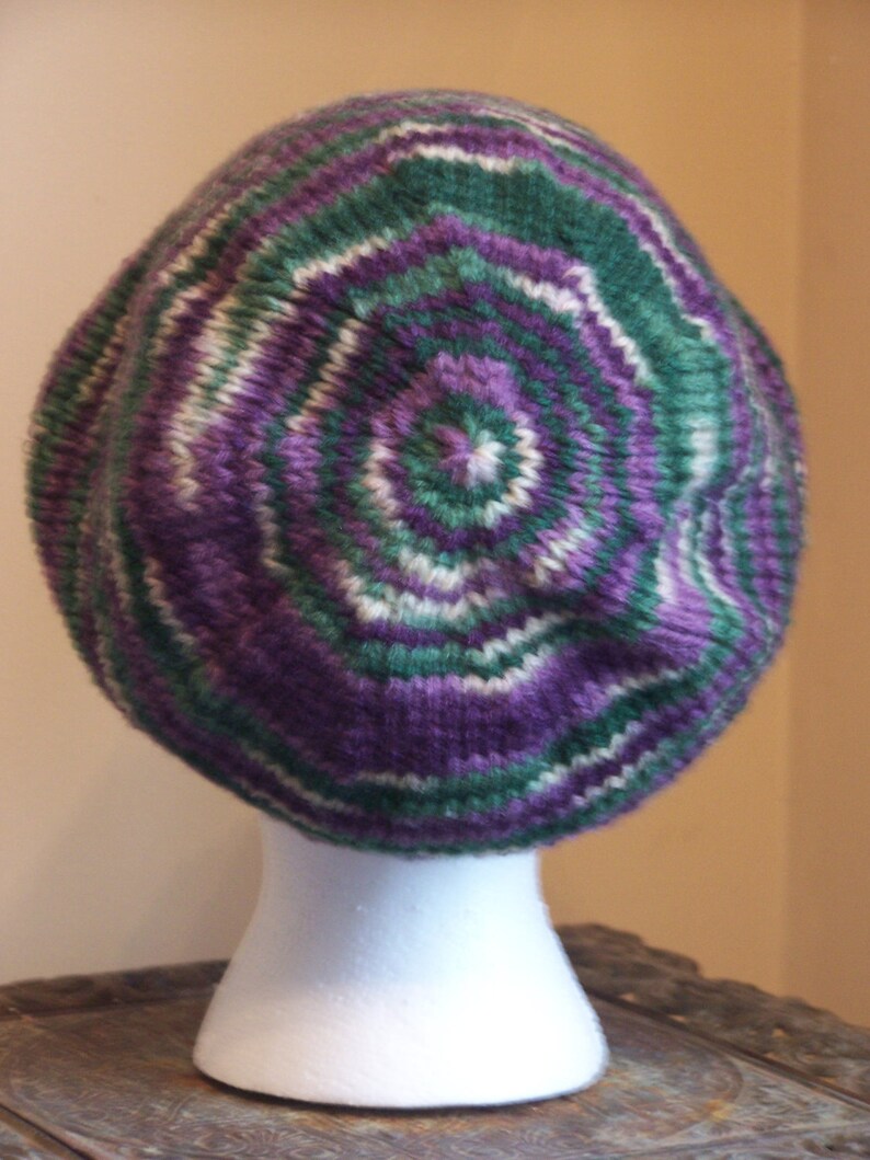 Multi-colored Slouchy Knit Hat - Etsy