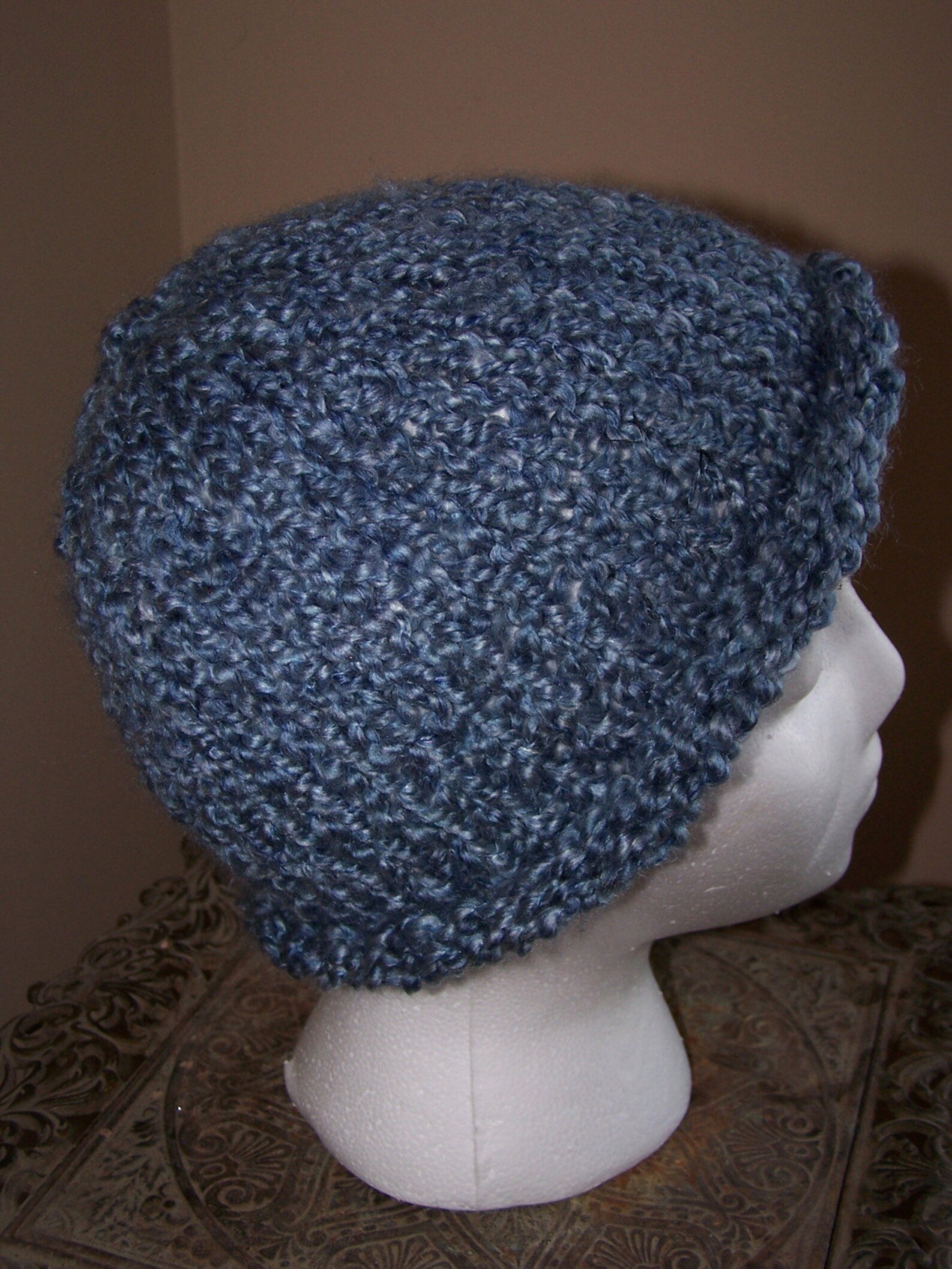 Blue Chemo Knit Cap - Etsy