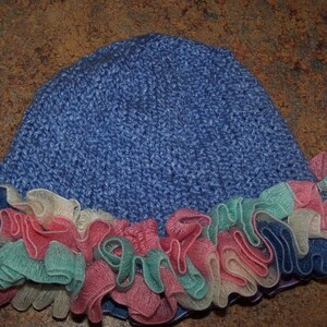 Blueberry Ruffled Baby Hat - Etsy