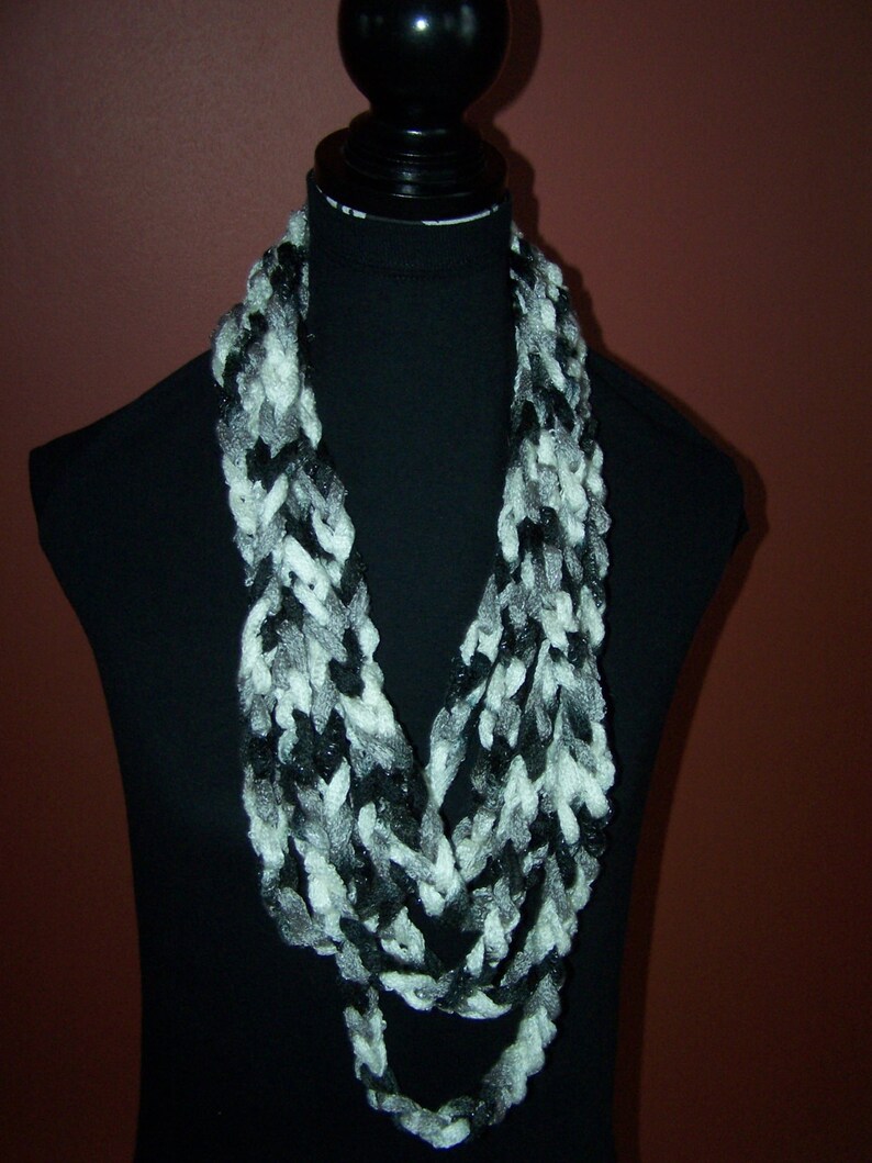 Continuous Hip Hop Crochet Chain Scarf - Etsy