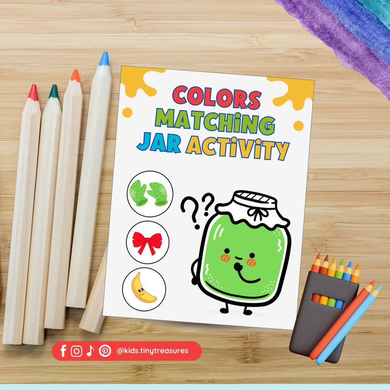 Color Sorting Montessori Activity Color Sorting and Matching Printable ...