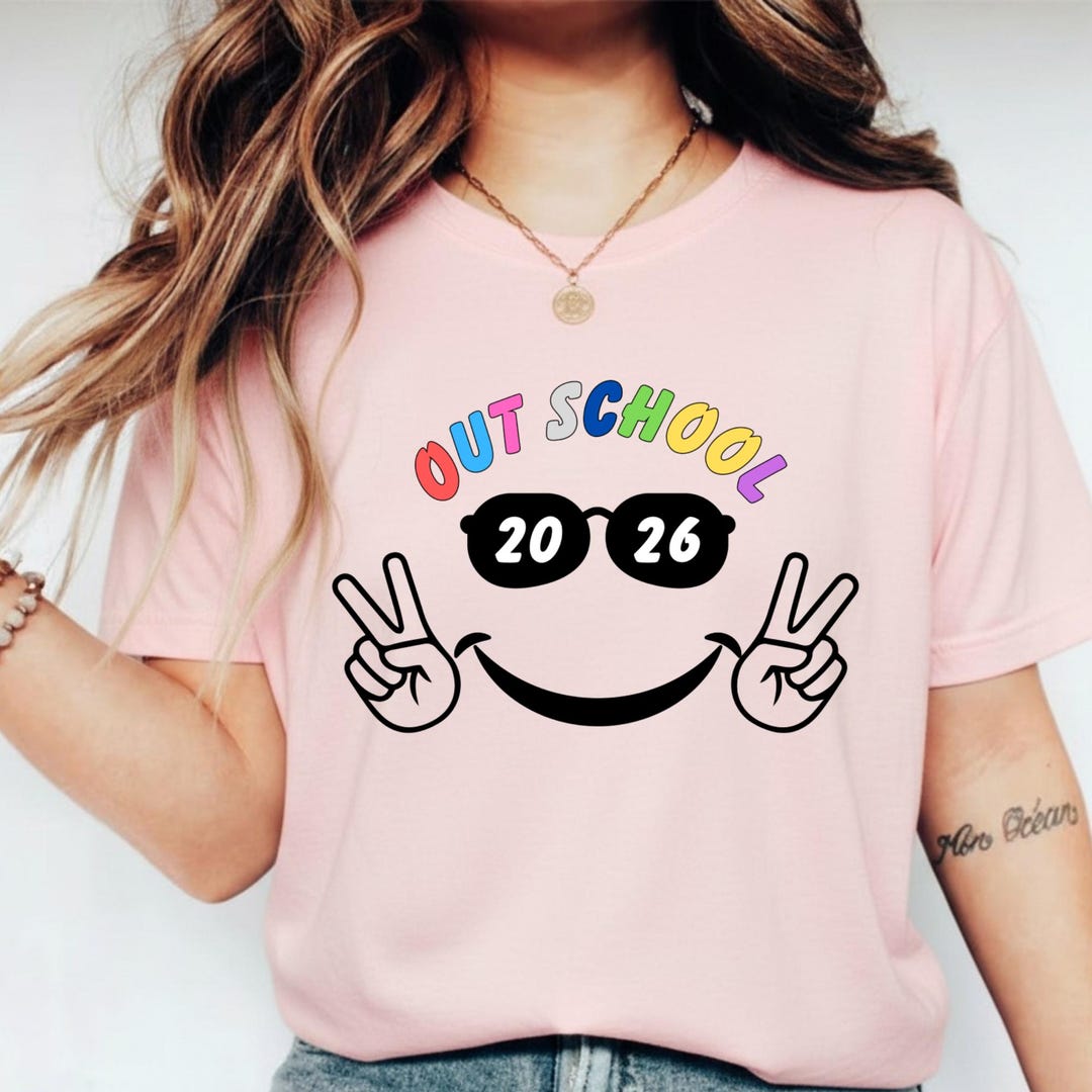 Peace Out School 2026 Shirt, End of Year Teacher Gift - Etsy