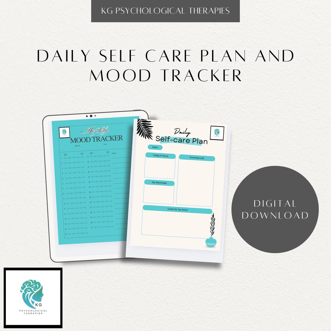 Self Care, Mood Tracker, Depression, Self Esteem, Self Worth, Resources ...