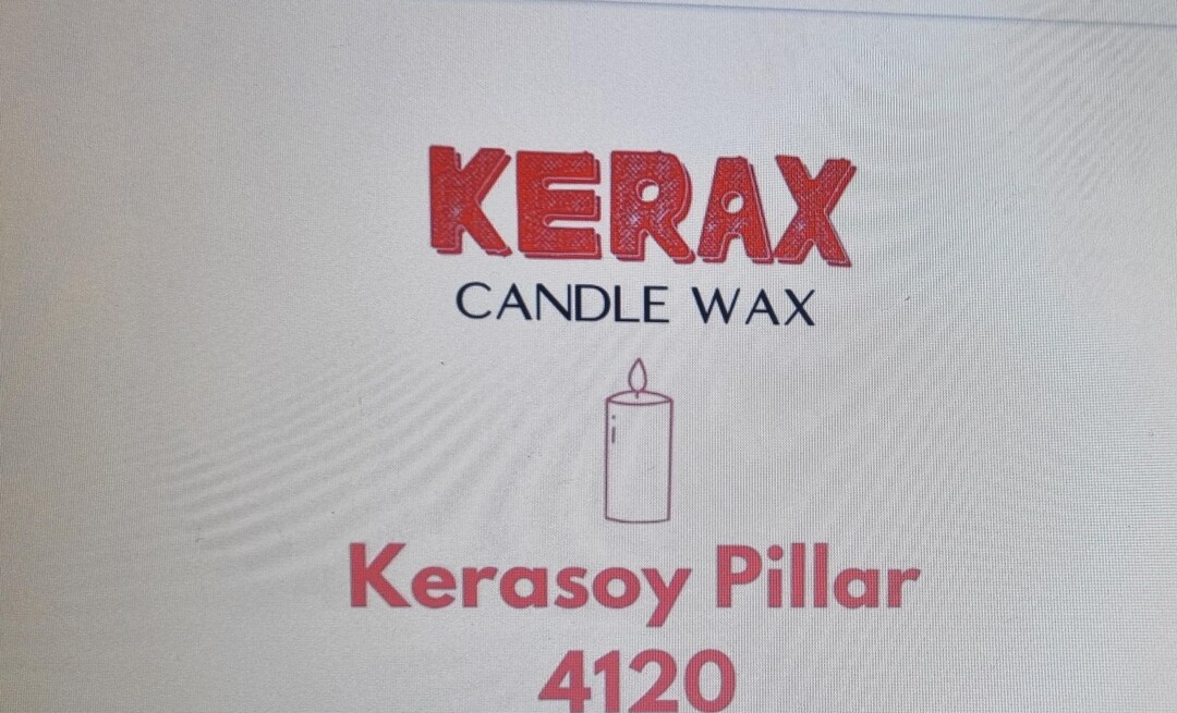Eco Kerasoy Pillar 4120keray Pillar Wax for Candles in Molds, Ecological and Biodegradable 1kg ...