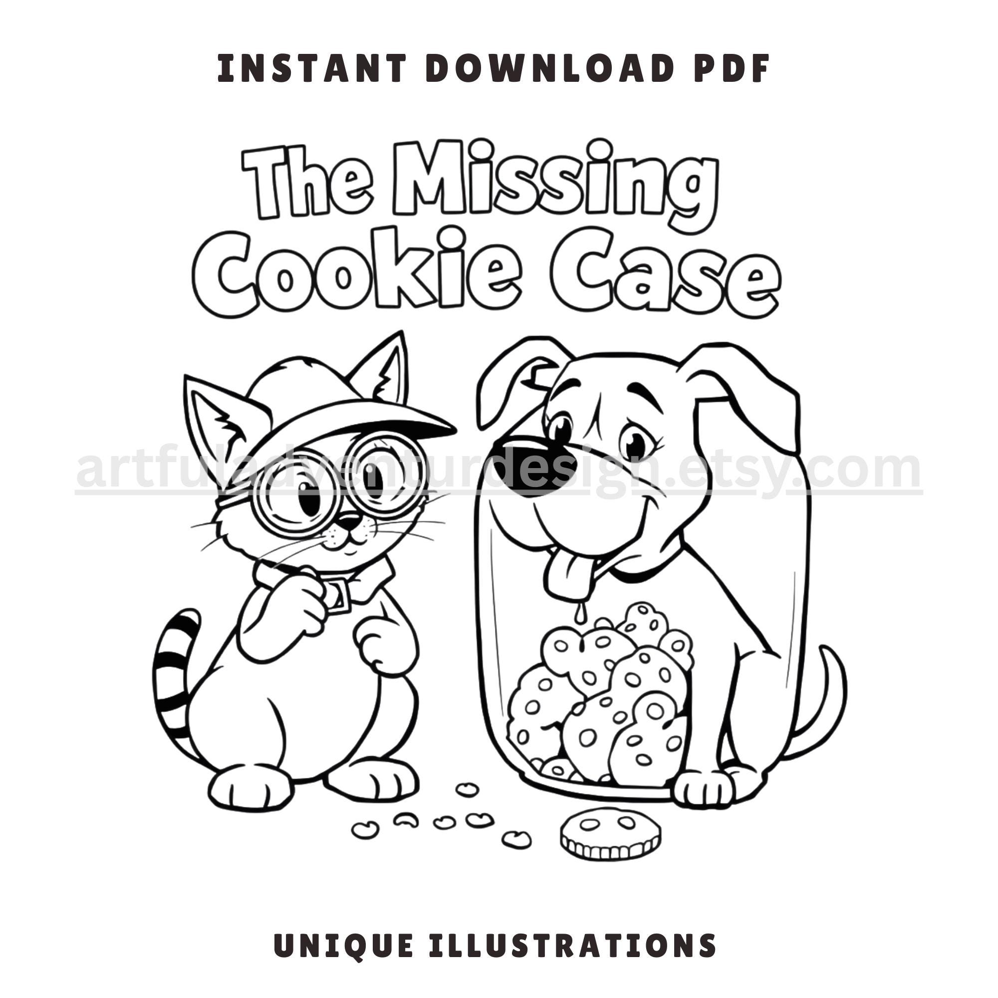 Animal Detectives: Cozy Crime Scenes to Color | Whimsical Mystery ...