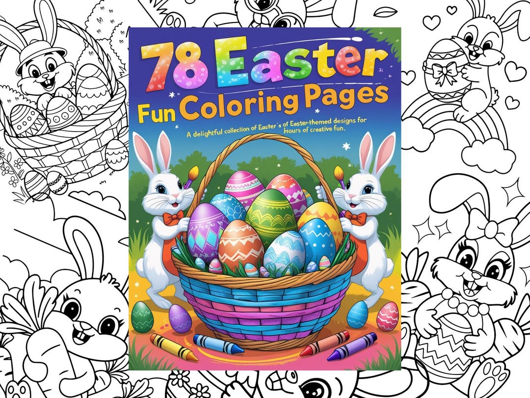 Easter Fun Coloring Pages, Easter Coloring Pages, Easter Bunny, Easter ...