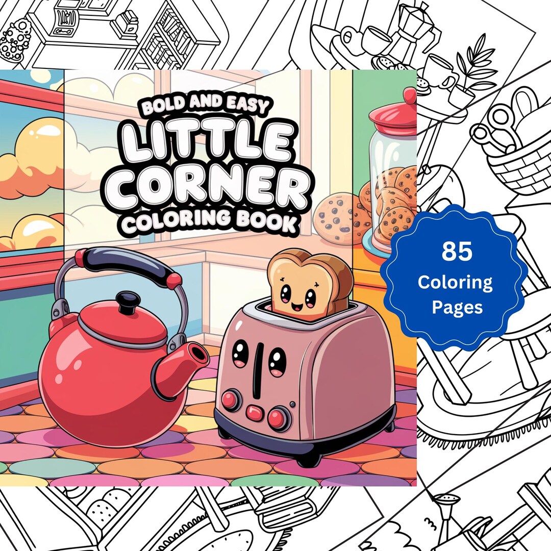 Cozy Home Coloring Book: 85 Pages of Little Corner Scenes (PDF Download ...