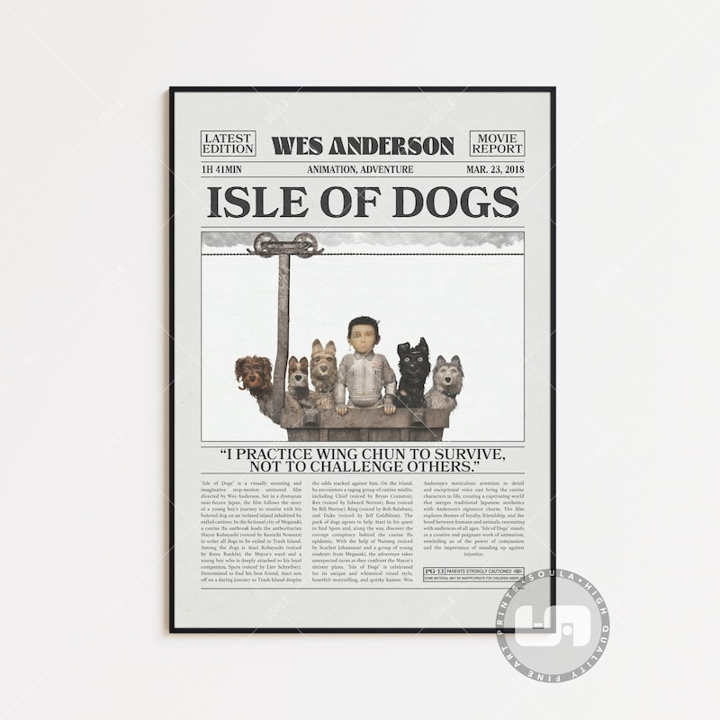 Isle of Dogs Poster - Etsy