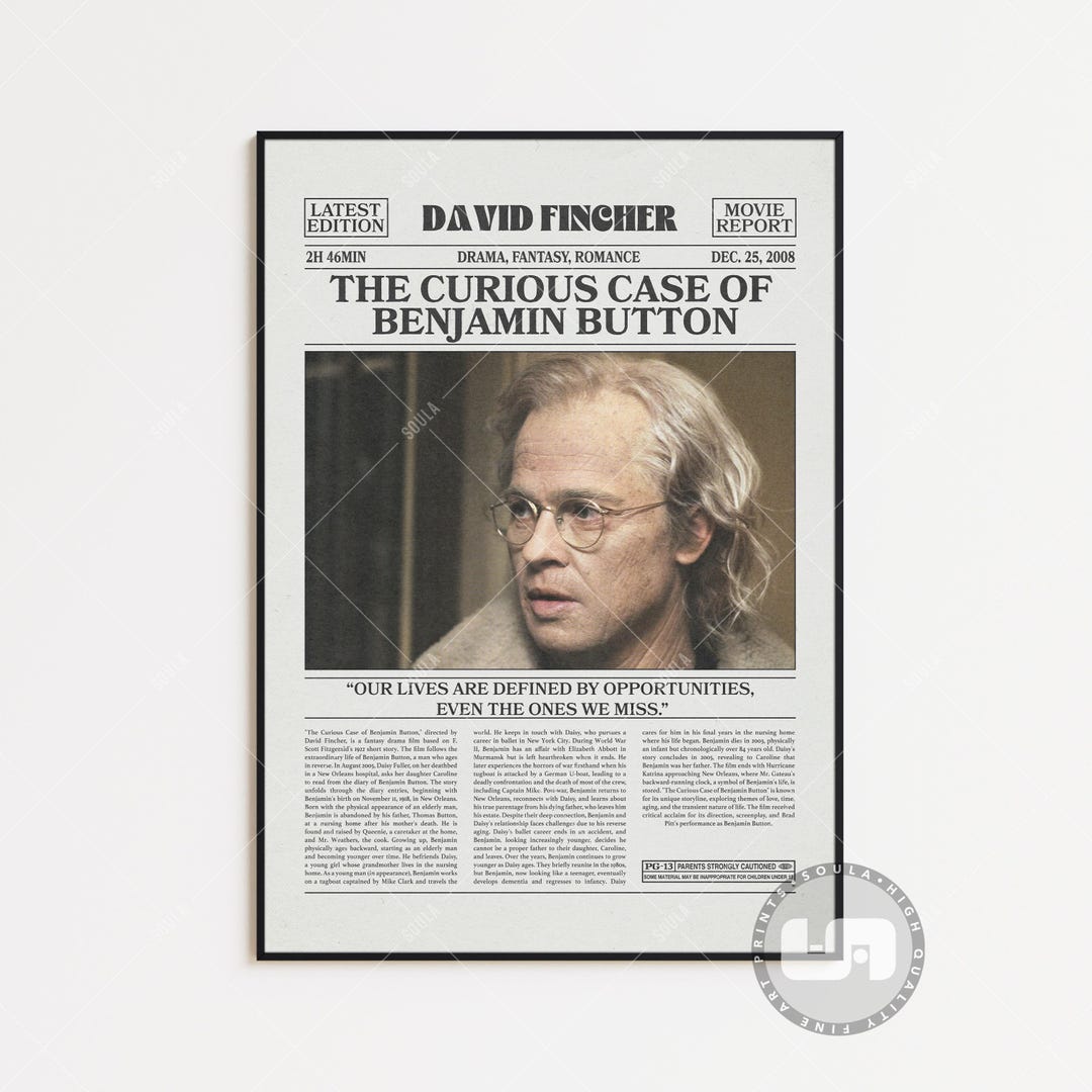 The Curious Case of Benjamin Button Poster, David Fincher, Movie Poster ...