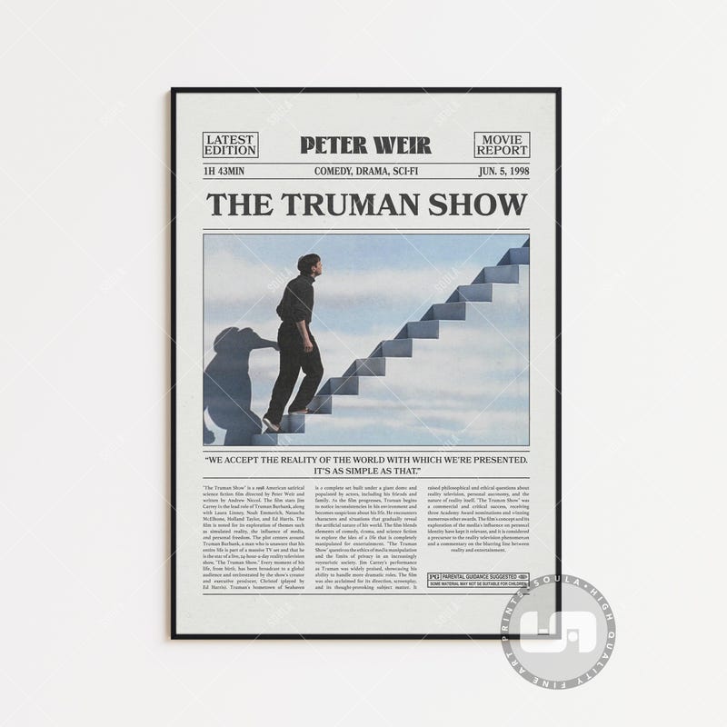 The Truman Show Posters - Etsy