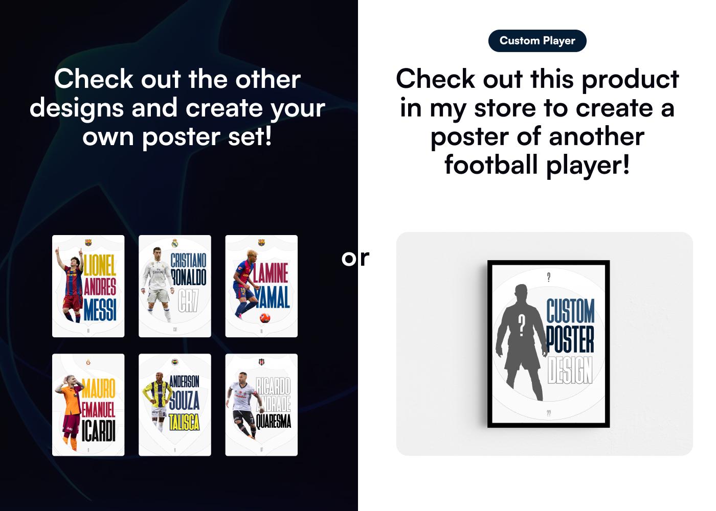 Custom Soccer Poster, Printable Customizable Football Print, Soccer ...