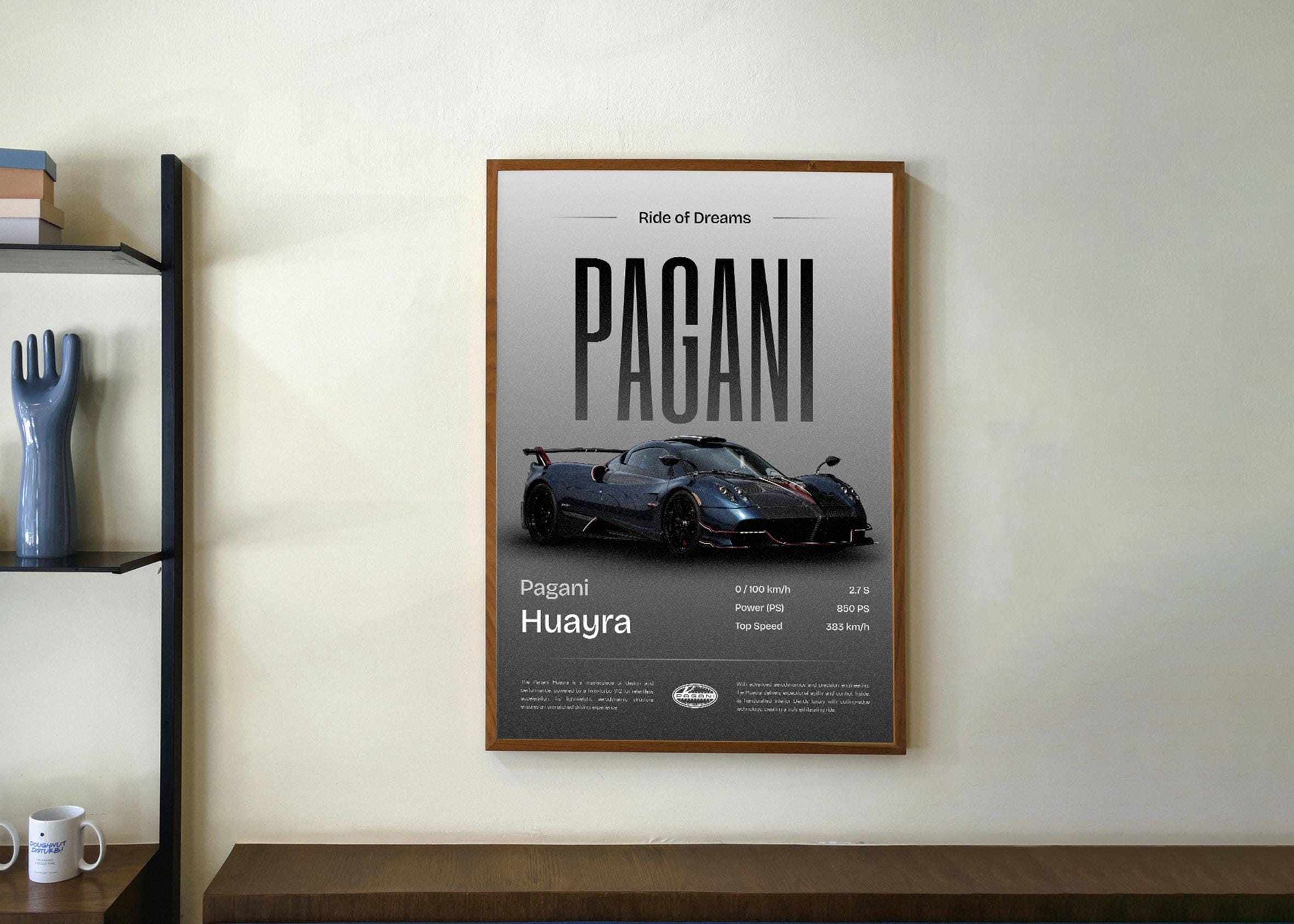 Pagani Huayra Poster - Huayra Prints - Pagani Posters - Car Prints ...