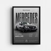 Mercedes Amg GT Poster, Sports Car Wall Art, AMG GT Wall Decorating ...