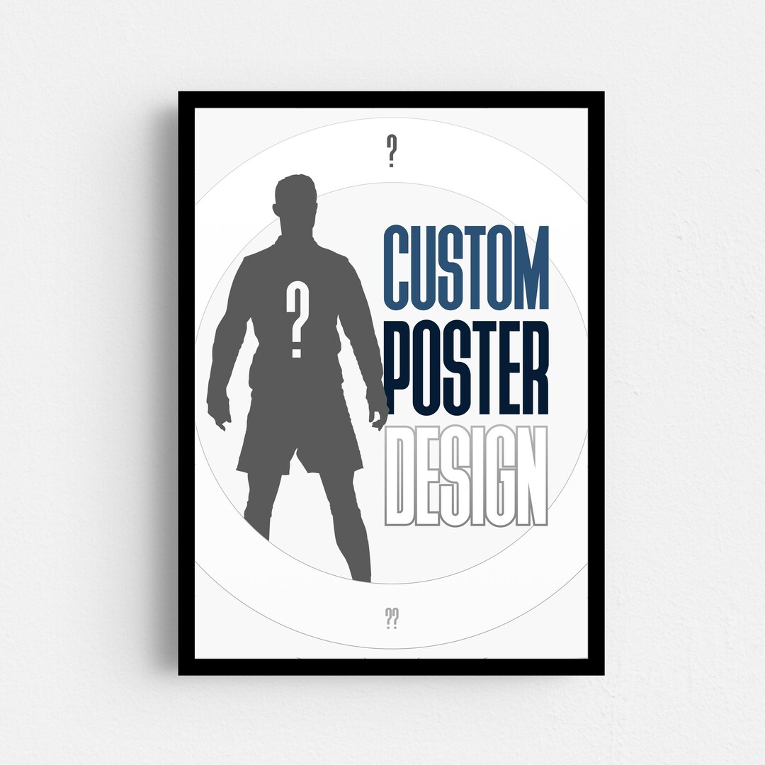 Custom Soccer Poster, Printable Customizable Football Print, Soccer ...