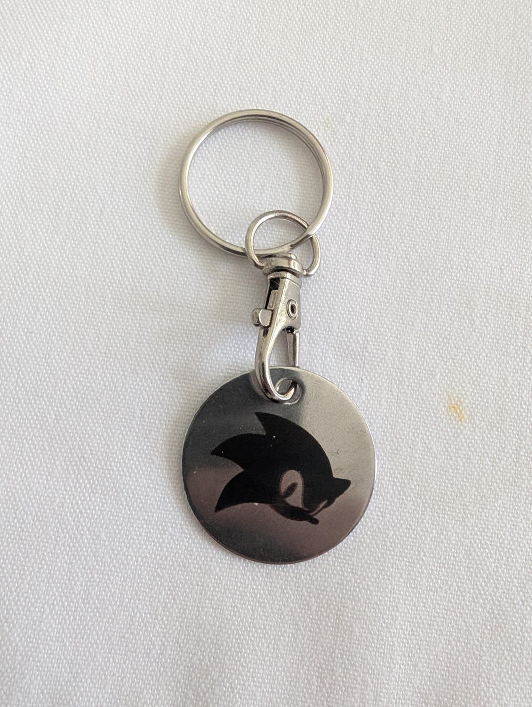 Sonic Keyring Sonic the Hedgehog Keychain - Stainless Steel Charm for ...
