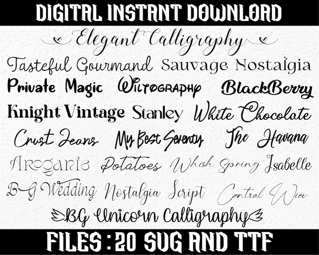 Whimsical Fonts for Handwritten Invitations, Script Font and Quickly ...