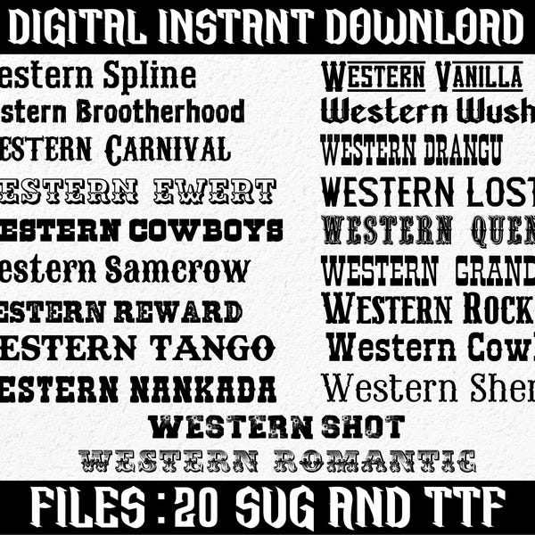 Western Style Svgs - Etsy