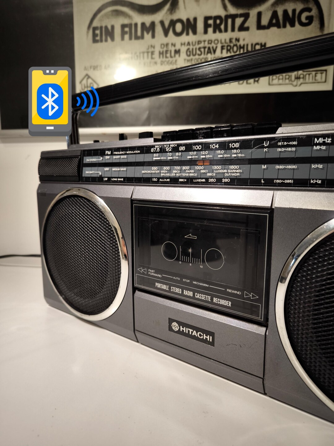 Hitachi TRK-6830E Bluetooth Boombox - Etsy