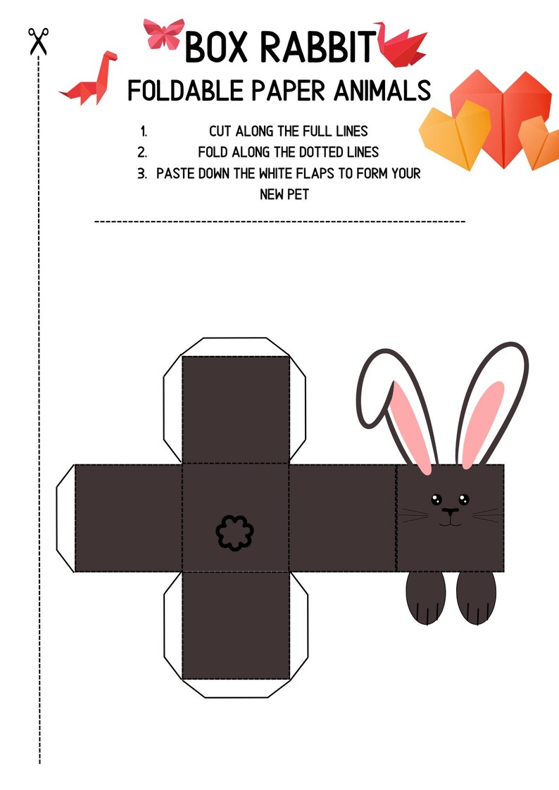Easy Origami Rabbit Bundle - Etsy