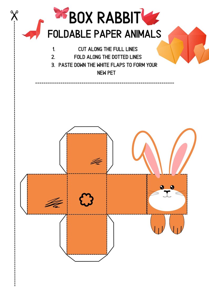 Easy Origami Rabbit Bundle - Etsy