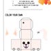 Easy Origami Dog Templates | Printable Foldable Paper Craft for Kids - Etsy