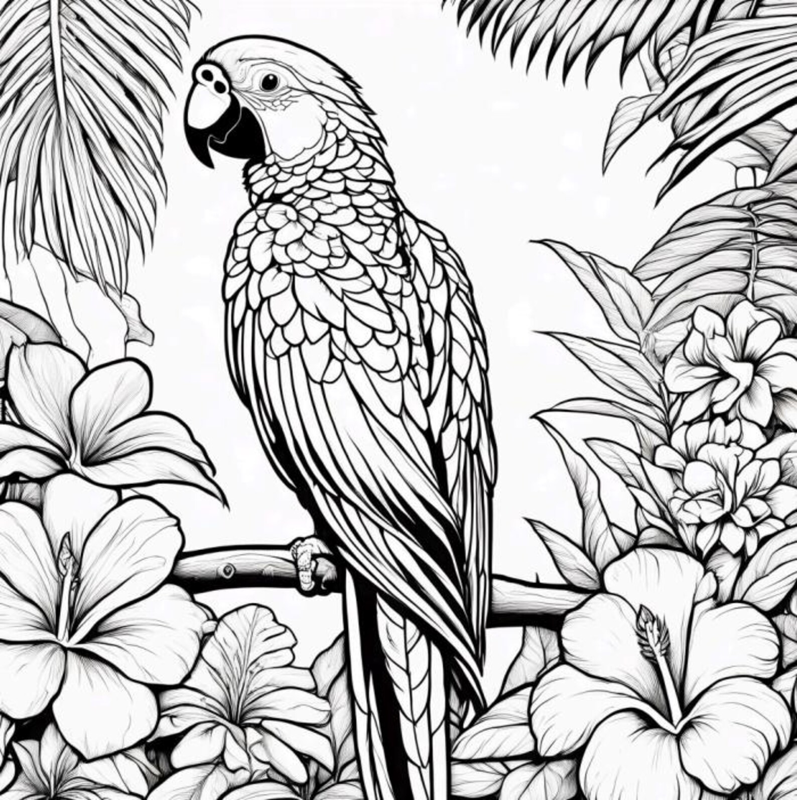 All About Jungle Life: Printable Cute Safari Animal Coloring Pages for ...