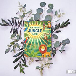 All About Jungle Life: Printable Cute Safari Animal Coloring Pages for ...