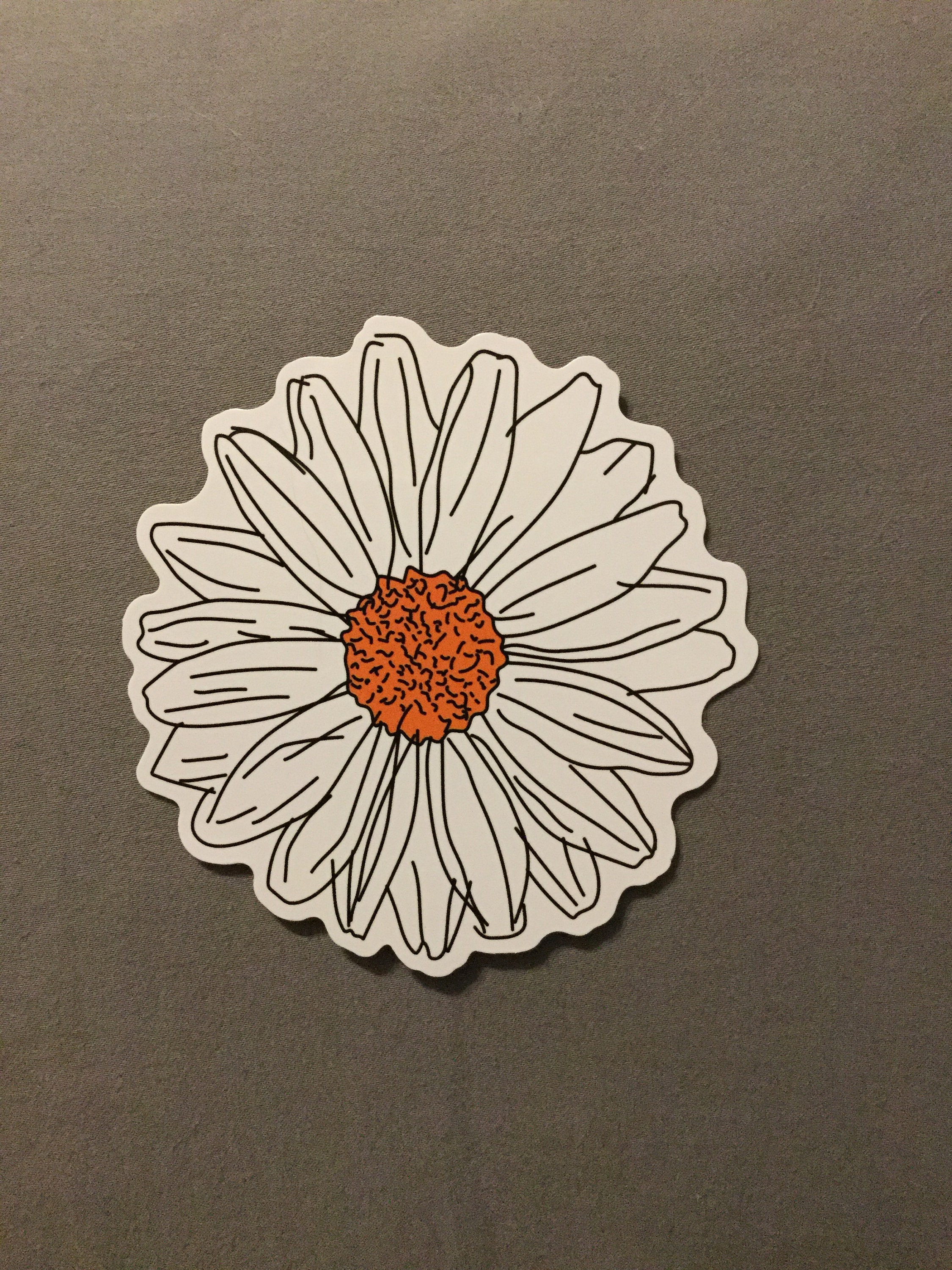 Daisy Flower Sticker Decal - Etsy