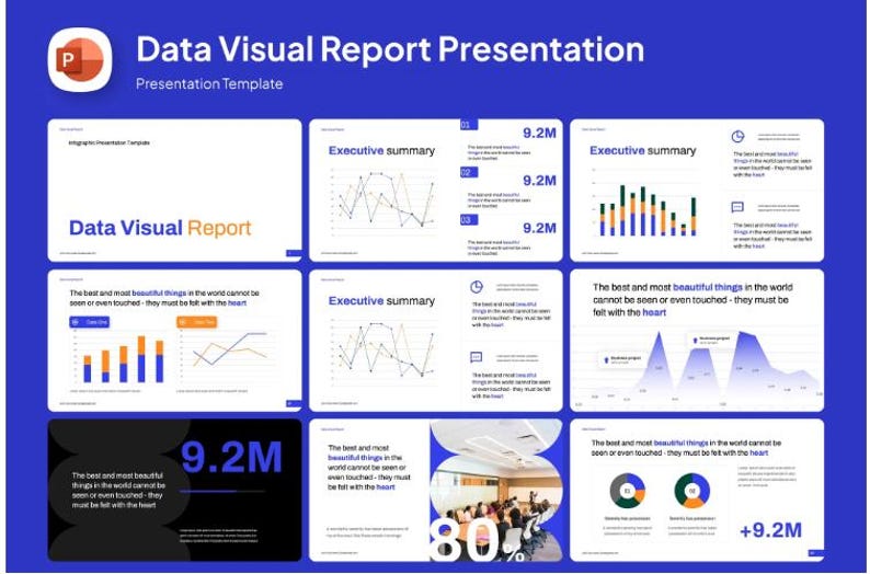 Data Visualization Slides, Data Visualization Powerpoint, Data ...