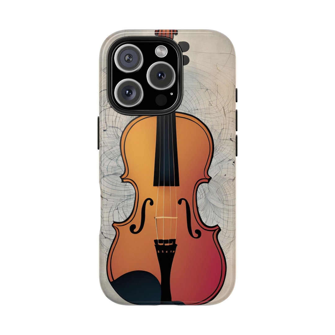 Symphonic Elegance Violin Phone Case Fiddle Player Gift Music Lover ...