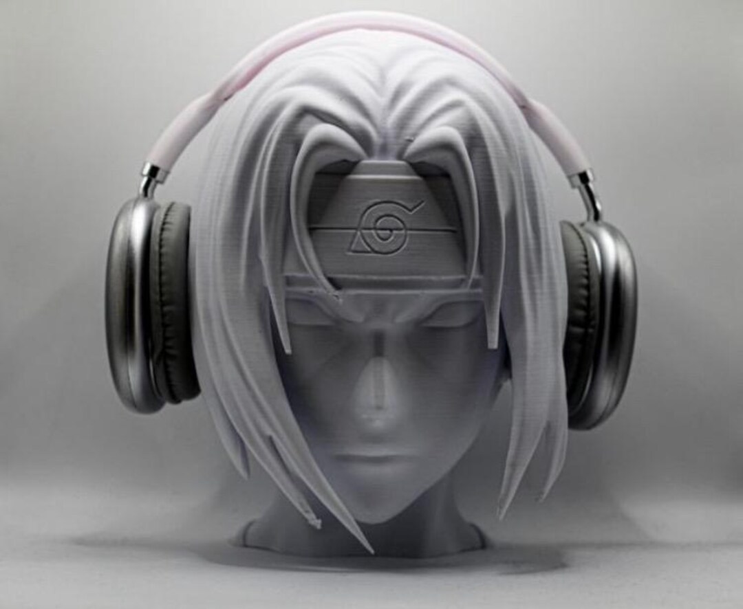 Itachi Uchiha Headphone Stand - Itachi Uchiha 3D Head - Naruto 3D Head ...