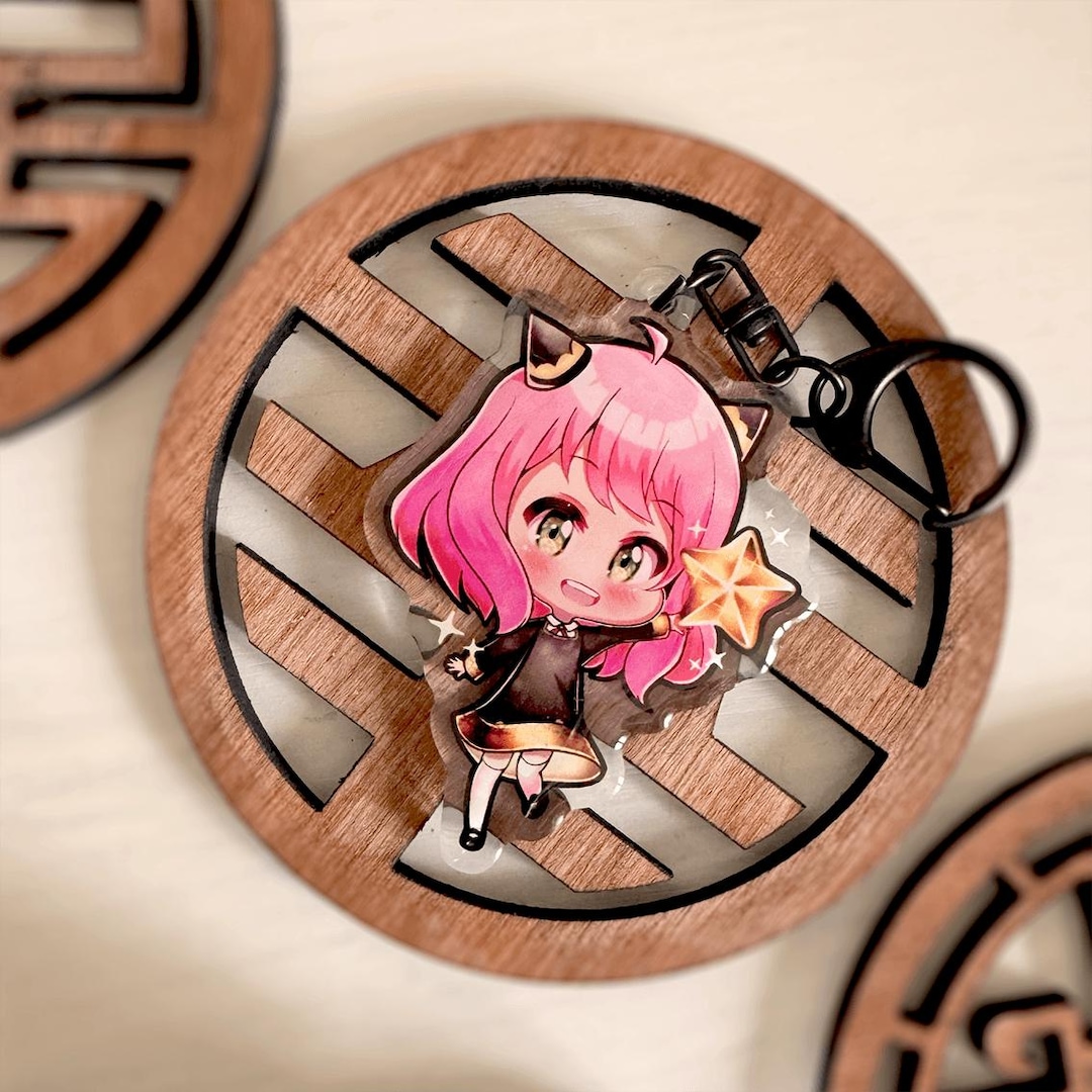 Anya Forger - Spy X Family - Chibi Acrylic Keychain - Etsy