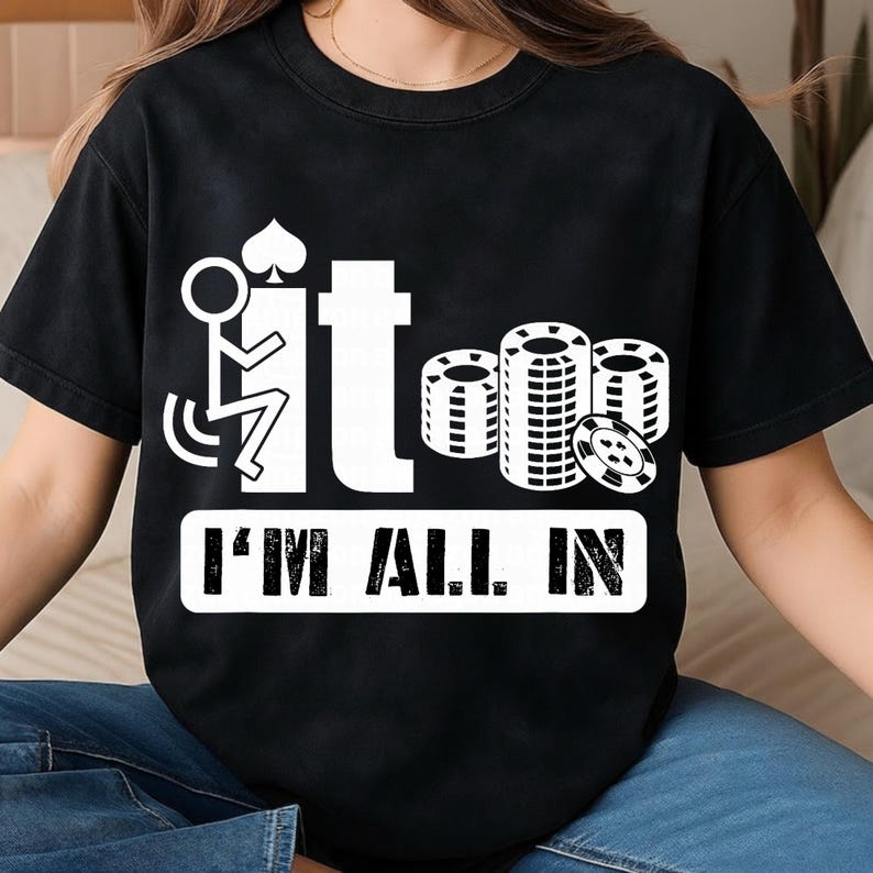 Poker PNG Bundle, Funny Poker Quotes, All in Bluffing Designs, Poker ...