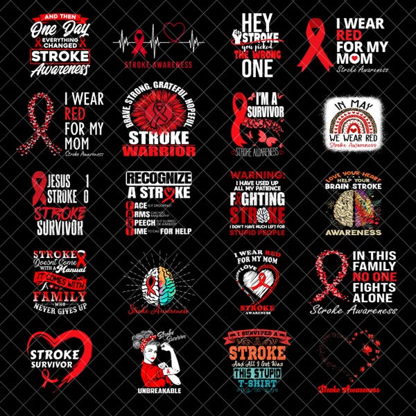 Stroke Awareness - Etsy