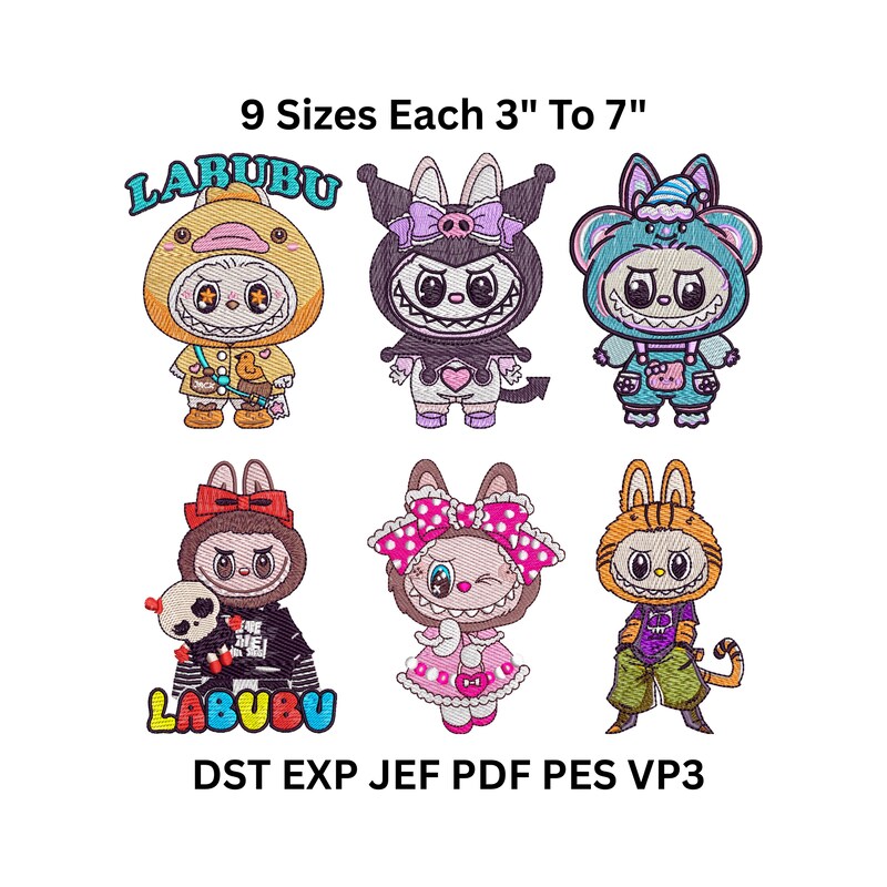 Labubu Stitch Pattern - Etsy