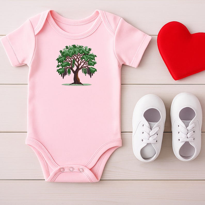 Tree Embroidery Design: Nature Scene Machine Embroidery Pattern (3-7 ...