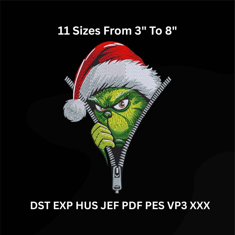 Grinch Peeking - Etsy