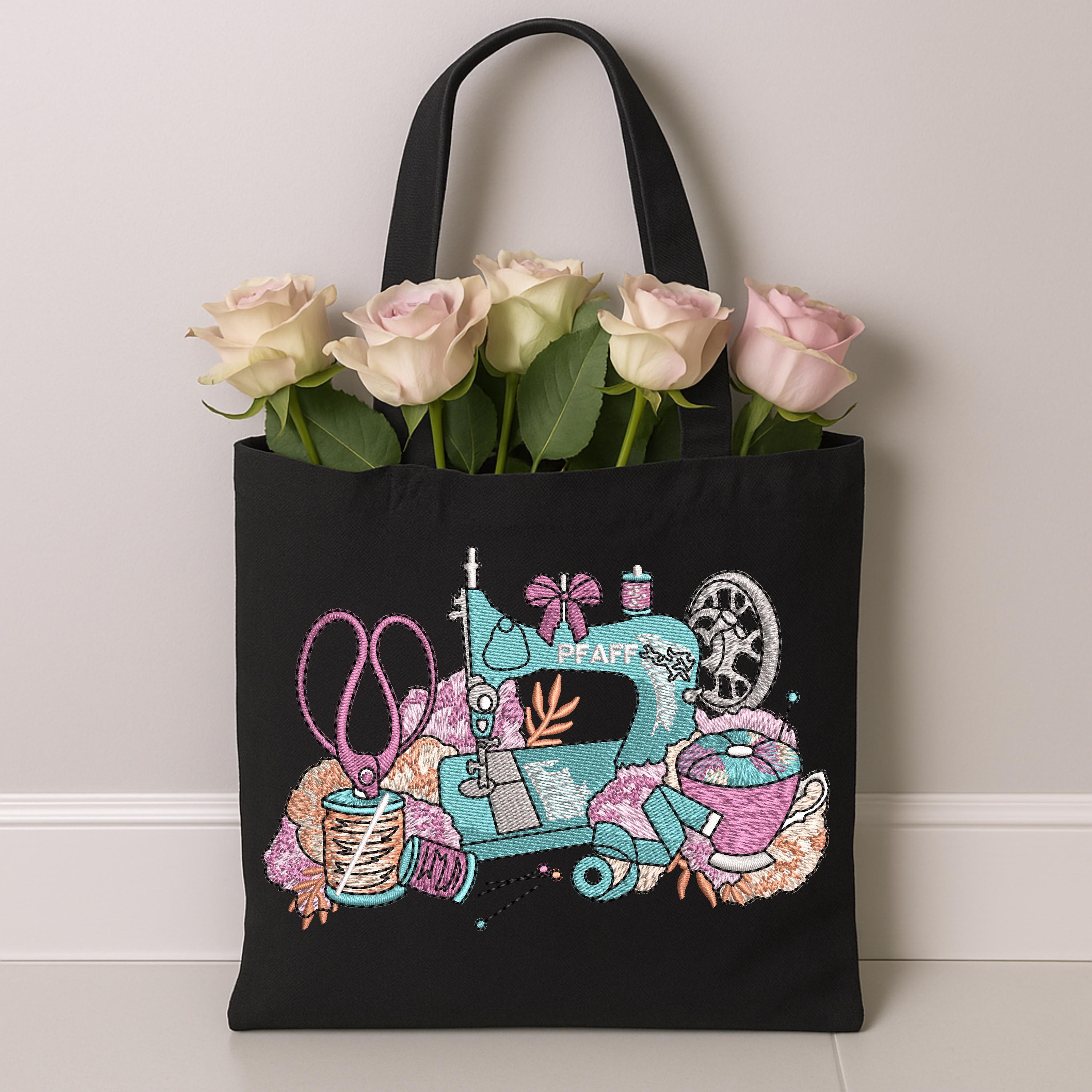 Sewing Machine Embroidery Design – 11 Sizes Digital Download Files (DST ...