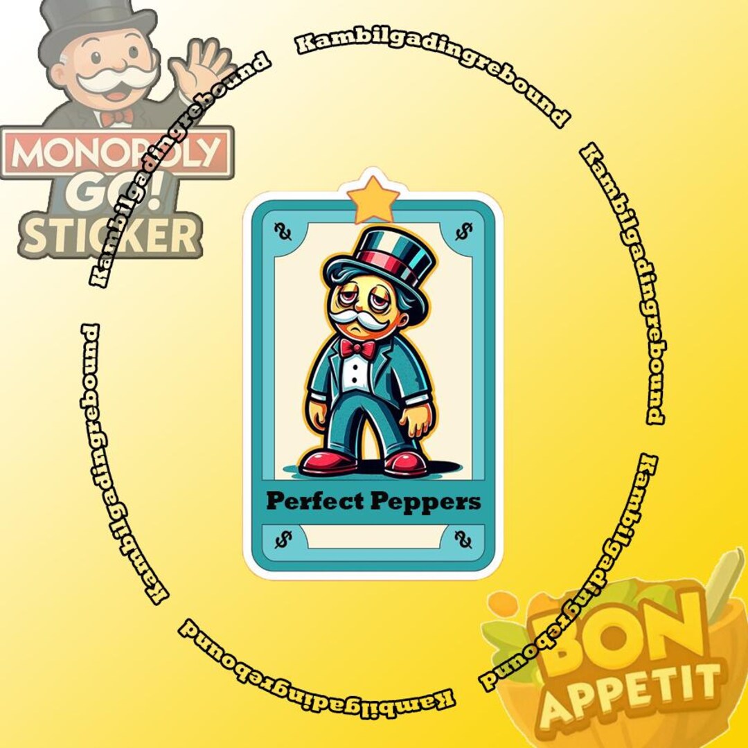 MONOPOLY GO! Stickers 4 Stars - Summer Escape Album (page 12) - Etsy