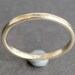 Thin Gold Wedding Ring, 1.5mm Rectangle Band, Simple Flat Edge Ring ...