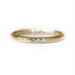 Solid Gold Wedding Ring With Diamonds, 14K / 10K Gold 2mm Rectangle ...