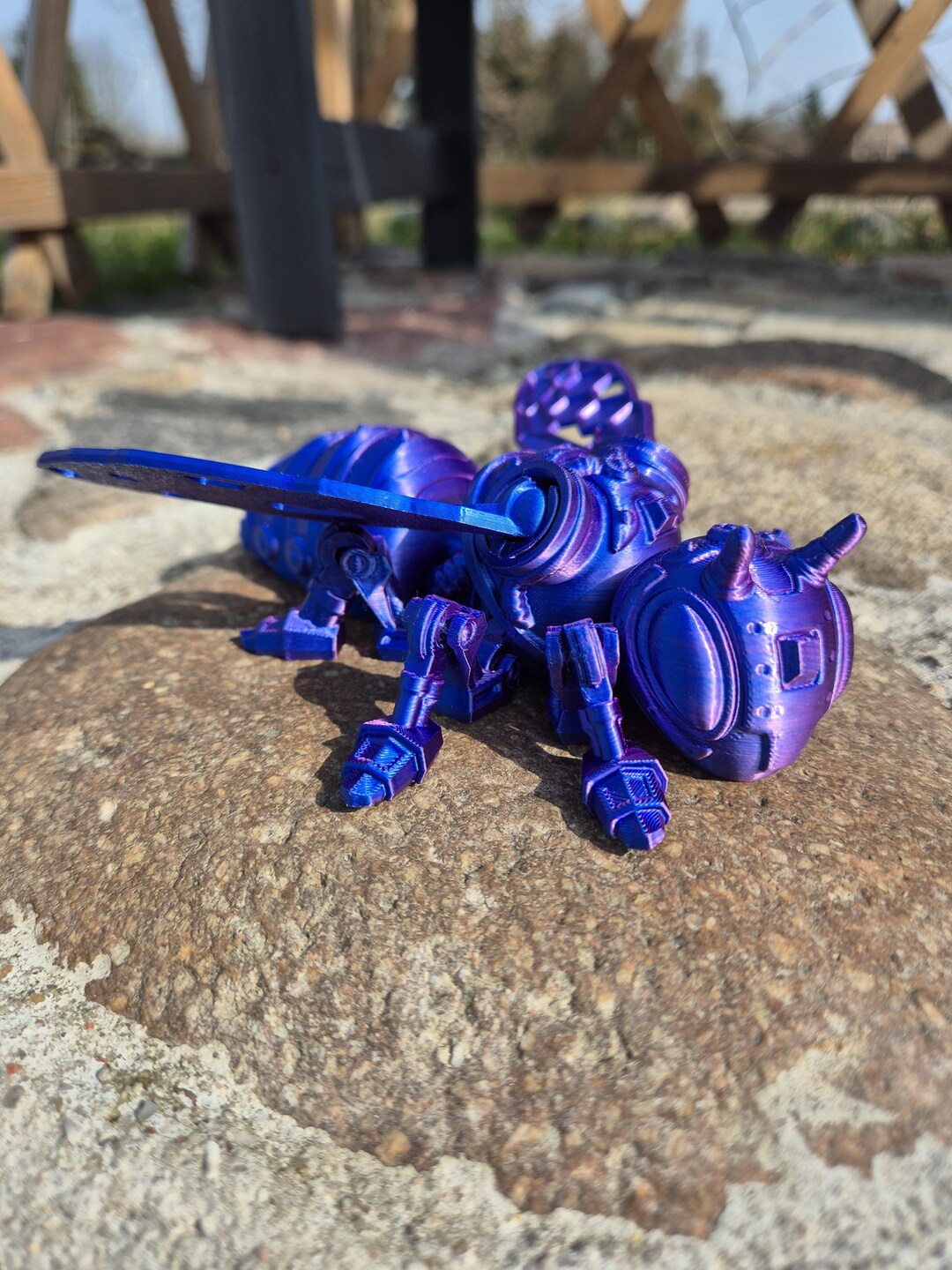 Cyber Bee, 3D Printed Bee, Articulated Futuristic Bee Figure, Movable ...