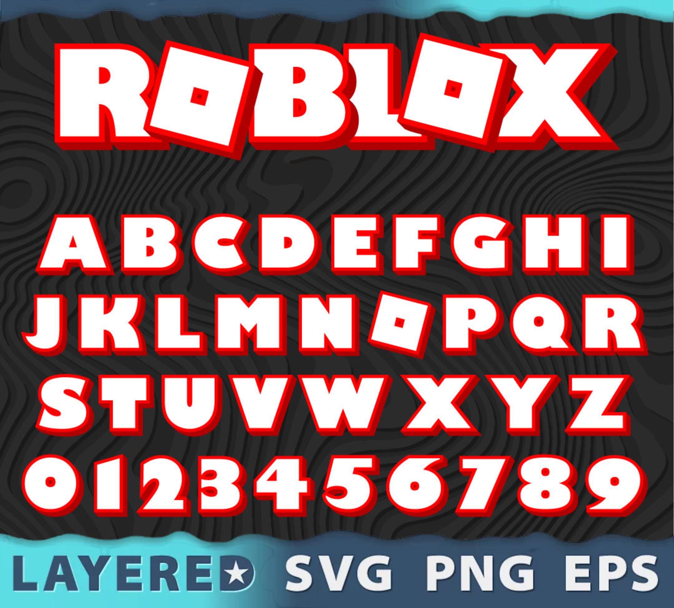 Alphabet SVG PNG Bundle, Gaming Alphabet Letters Numbers Set, Gaming ...