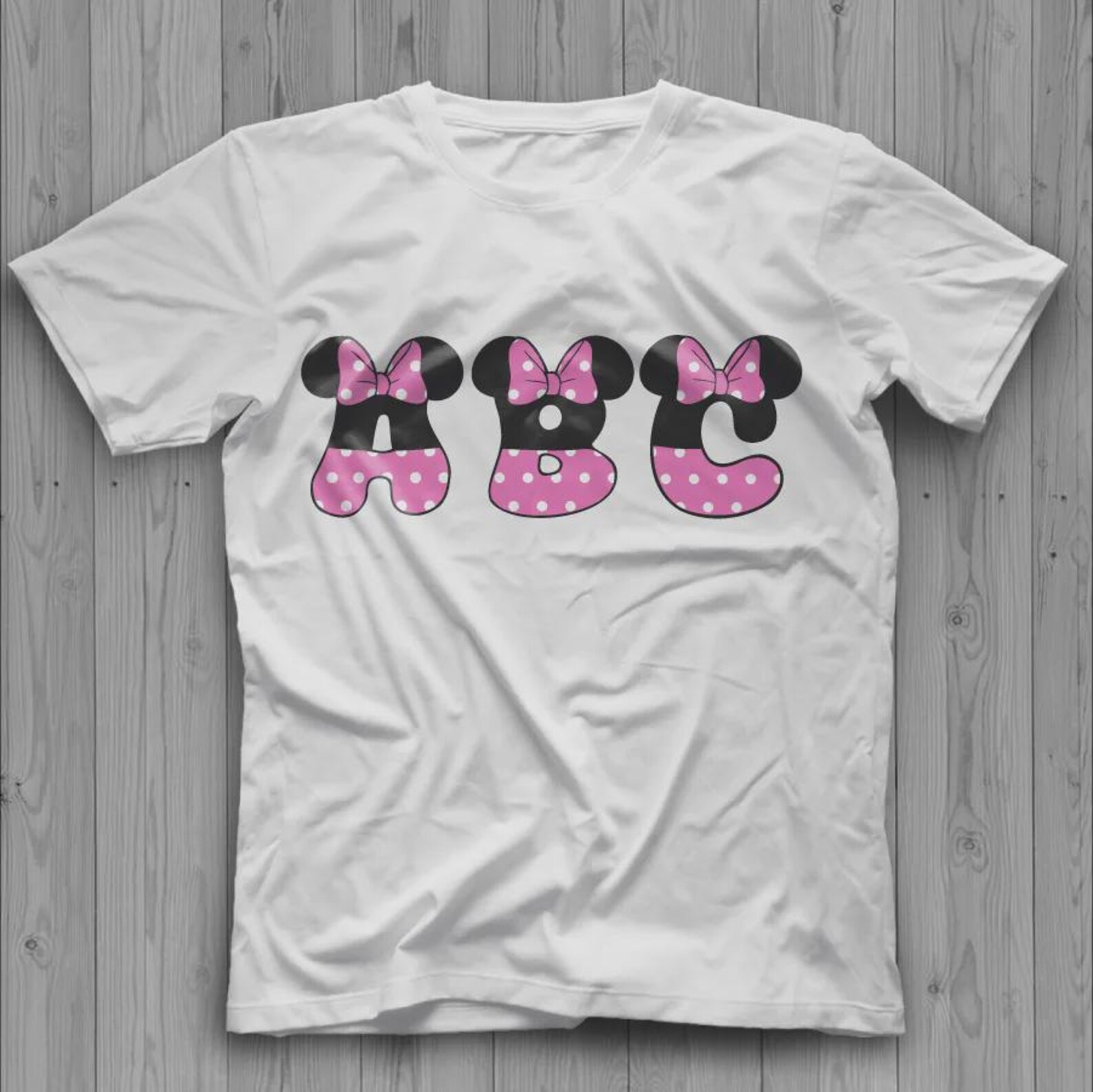 Minnie Font SVG, Birthday Alphabet, Minnie Alphabet Letters Numbers Set ...