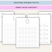 22-page Printable Number Tracing Workbook for Kids | 0-10 Counting ...