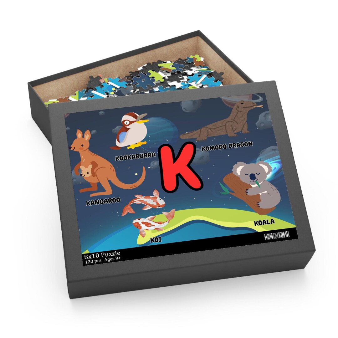 Kinetic K: Animal Alphabet Puzzle for Kids, Fun Educational Game, 120 ...