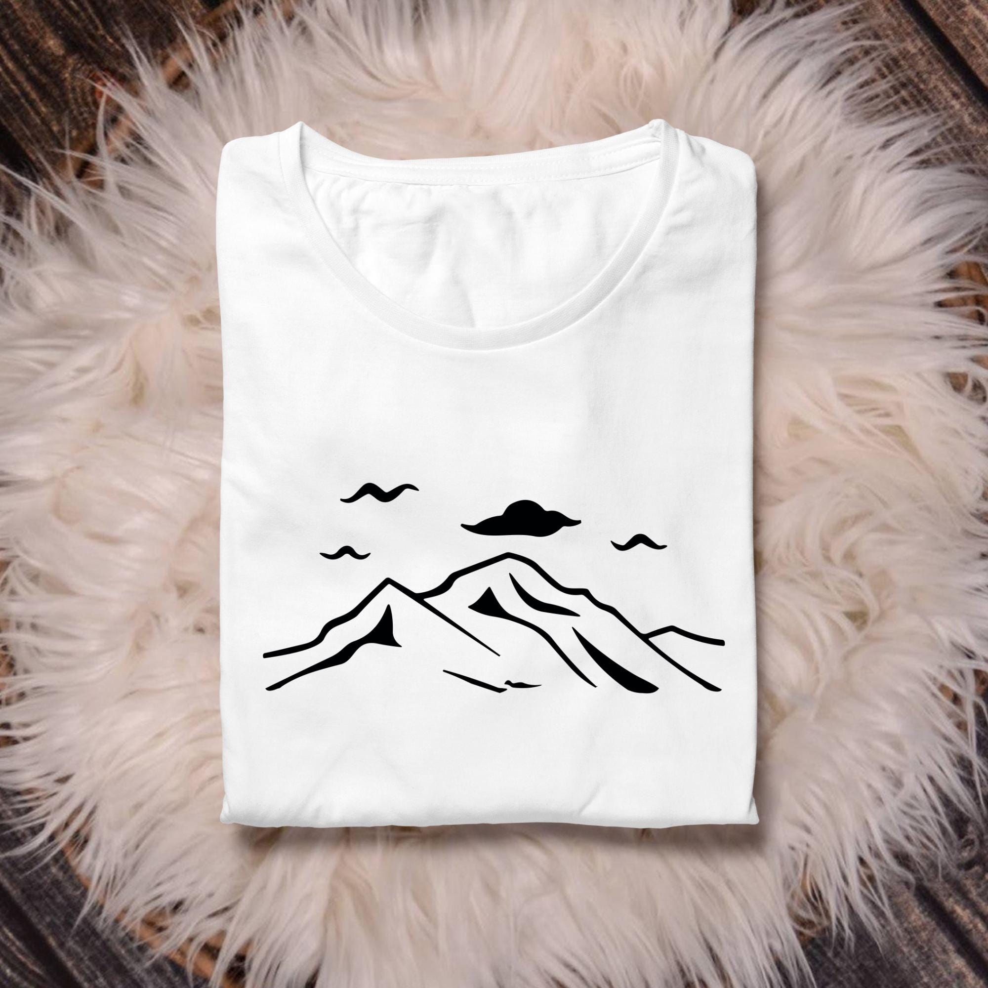 Mountains Svg Bundle, Mountain Svg, Hand Drawn Mountains, Outdoors ...